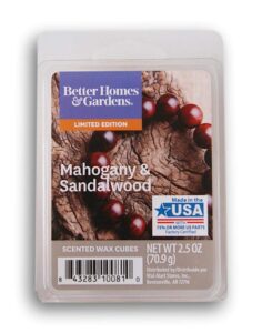 mahogany and sandalwood 2018 limited edition wax cubes