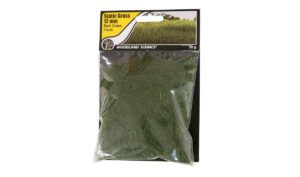 woodland scenics fs625 static grass, dark green 12mm