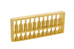 brass statu brabud mini copper abacus decoration chinese calculator math calculating tool for kids adult collection wq018