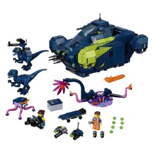 lego the lego movie 2 rex’s rexplorer! 70835 building kit, spaceship toy with dinosaur figures, 2019 (1172 pieces)