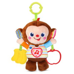 vtech cuddle and swing monkey, multicolor