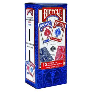 bicycle standard index playing cards, 12 pack