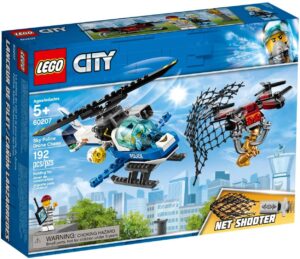 lego city sky police drone chase 60207 building kit (192 pieces)