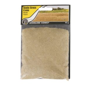 woodland scenic static grass 4mm-straw -fs620