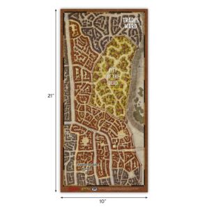 Gale Force Nine Dungeons & Dragons Waterdeep Dragon Heist Vinyl Map Set, Multi-Colored