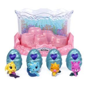 hatchimals colleggtibles, mermal magic underwater aquarium with 8 exclusive characters (amazon exclusive set), girl toys, girls gifts for ages 5 and up