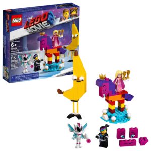 lego the lego movie 2 introducing queen watevra wa’nabi 70824 build and play kit creative building playset for girls and boys, 2019 (115 pieces)