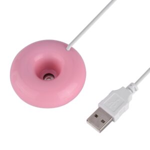 usb donuts humidifier mini cute mist humidifier floating water air fresher aroma diffuser for home spa car travel use