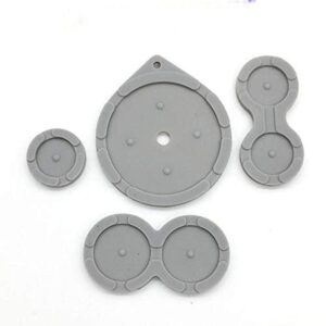 new silicone conductive rubber pads d-pad button for gba sp （1set）