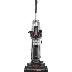 eureka powerspeed upright vacuum cleaner, black, silver