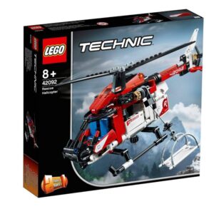 lego technic rescue helicopter 42092 building kit (325 pieces)