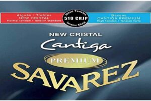 savarez new cristal cantiga premium medium classical guitar strings set (stsav51-50488)