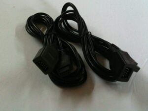 2 - 10 foot 10ft extra long extension cable for atari 2600 controller joystick