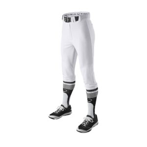 evoshield adult throwback knicker uniform baseball pants - team white, large