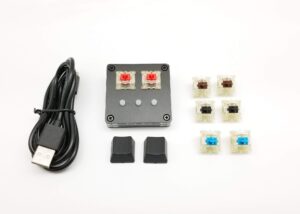 autobahn88 nono pro-version keypad, compatible with osu! rhythm games keypad (with 4 pairs cherry mx speed switch)