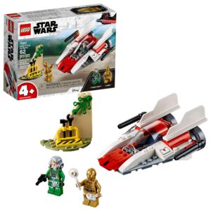 lego star wars rebel a wing starfighter 75247 4+ building kit (62 pieces)