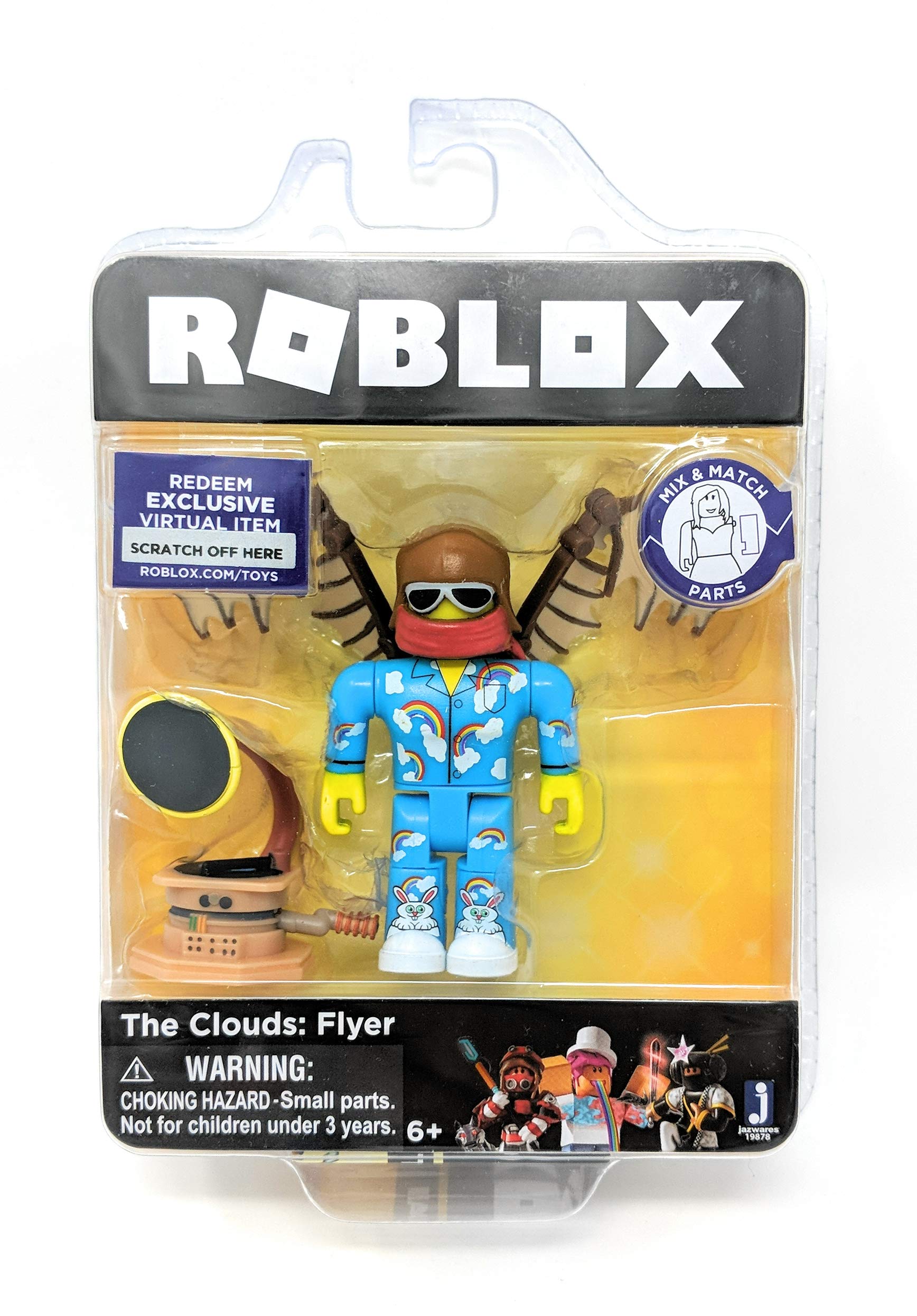 Roblox Gold Collection The Clouds: Flyer Single Figure Pack with Exclusive Virtual Item Code