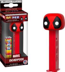 funko 32624 pop! pez: marveldeadpool, multicolor