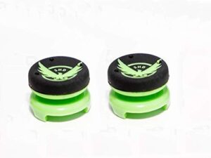 silicone analog extenders thumb grip stick cap cover joystick cap thumbstick cover heighten rocker cap for playstation 4 ps4 xbox 360 ps3 (green)