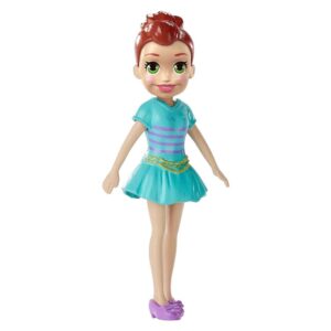 polly pocket doll with trendy outfit 2018 edition measures approx. 3.5" tall (1 doll)