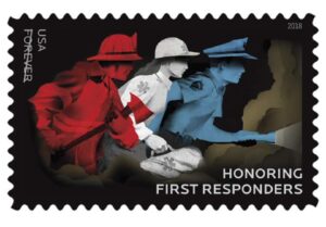 honoring first responders forever stamps (1 sheet of 20) scott 5316