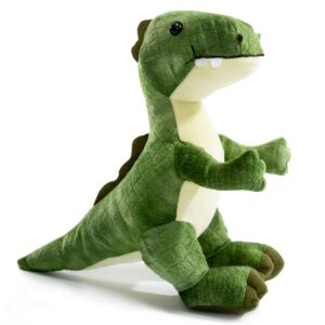 hollyhome plush t-rex dinosaur baby stuffed animal toy kids gift green 10"