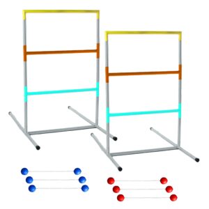 franklin sports professional ladder ball set – steel construction – ladder golf – outdoor lawn games – beach games