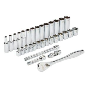 3/8" drive 32pc ratchet& socket set - metric