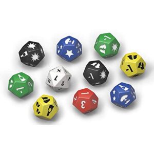 modiphius entertainment fallout: wasteland warfare - dice set