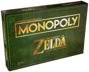 monopoly legend of zelda collectors edition board game ages 8 & up (amazon exclusive)