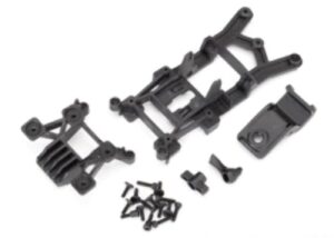 traxxas tra6720 body mounts, front & rear