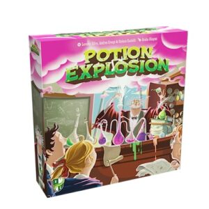 horrible games | potion explosion (3rd edition) | strategy board game | now with a plastic marble dispenser | 2 to 4 players | 30+ minutes | ages 14+