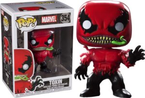 funko pop marvel: toxin bobble-head collectible figure, multicolor