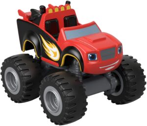 fisher-price nickelodeon blaze & the monster machines, ninja blaze toy, red