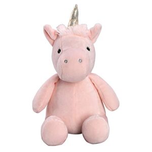 bedtime originals rainbow unicorn plush unicorn, pearl/pink , 6.5x9x10 inch (pack of 1)