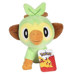 pokemon 8" grookey plush officially licensed - sword and shield starter figure - authentic soft stuffed animal toy - valentine's day & easter basket stuffer gift for kids, boys, girls - 2+