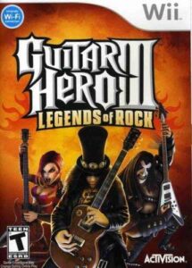 guitar hero iii: legends of rock - nintendo wii (game only) (renewed)