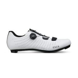 fizik mens tempo overcurve cycling shoe, white black, 5.5 us