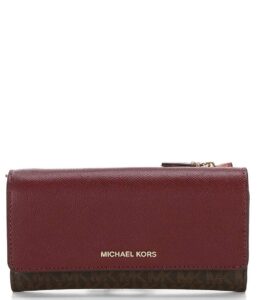 michael michael kors large chain multi-function cross-body wallet