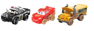 cars disney pixar gbc70 mini derby racers series 3-pack, multicolour, 4,5 x 1 x 1 cm