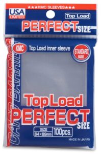 kmc size sleeves usa version pack of 100