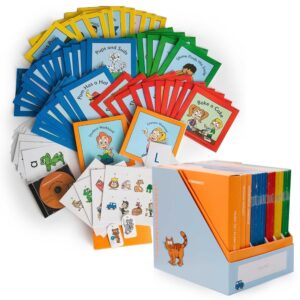 learning dynamics 4 weeks to read | reading program for 4 to 7 years old | build confidence with their own personal library, includes 50 books, teaching manual, activities and workbooks