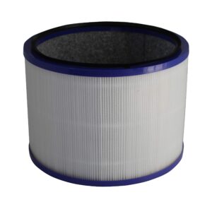 surrgound replacement hepa filter (150mm in height), compatible with dyson dp01 dp03 cool link desk & dyson hp02 hp03 hot + cool link purify, 1pk