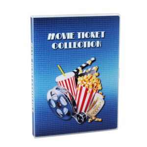 unikeep® movie ticket collection case with acid-free pages and integrated binder rings