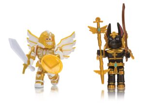 roblox action collection- anubis + sun slayer two figure bundle [includes 2 exclusive virtual items]