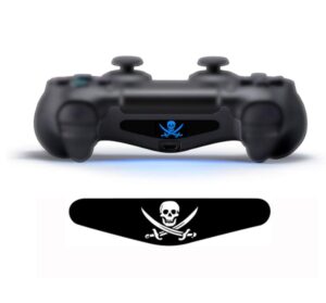 1 pcs custom game light bar stickers decal led cover lightbar film for ps4 playstation 4 controller (f)