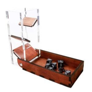 c4labs travel portable draw bridge dice tower - gunstock