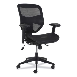 hon vl537mst3 prominent high-back task chair tilt seat slide adjustable arms black mesh