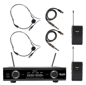 cad audio gxld2bbah digital dual wireless bodypack system, ah frequency band