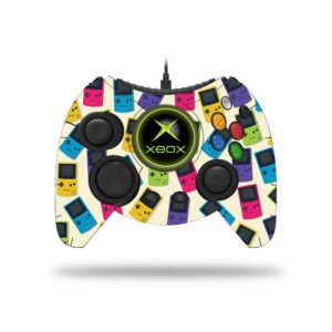 mightyskins skin compatible with microsoft xbox one hyperkin duke controller - game kid color tile | protective, durable, and unique vinyl wrap cover | easy to apply and remove | made in the usa